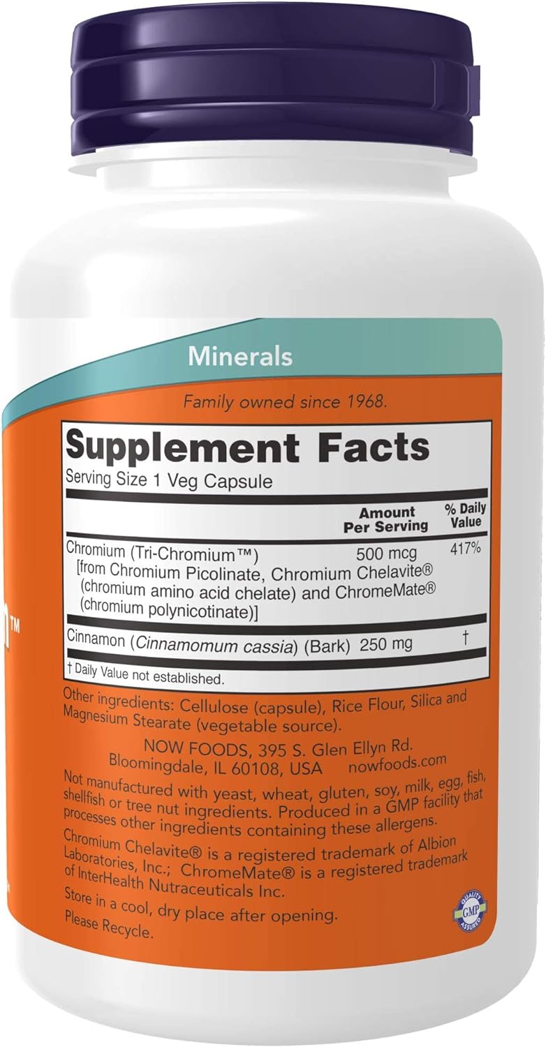 Tri chromium ingredients